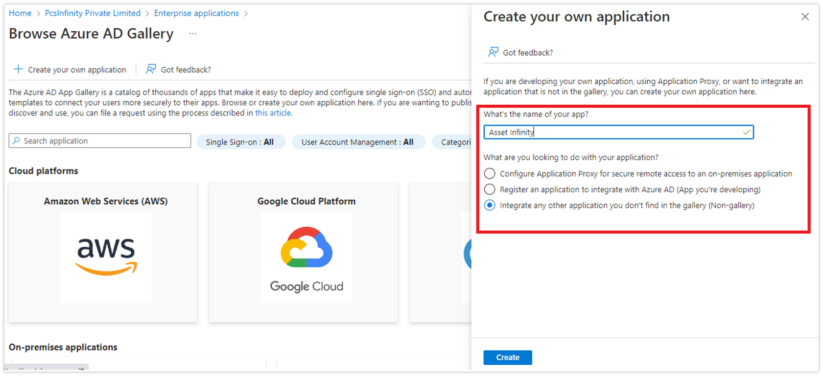 How To: Create Single Sign-On Settings in Asset Infinity